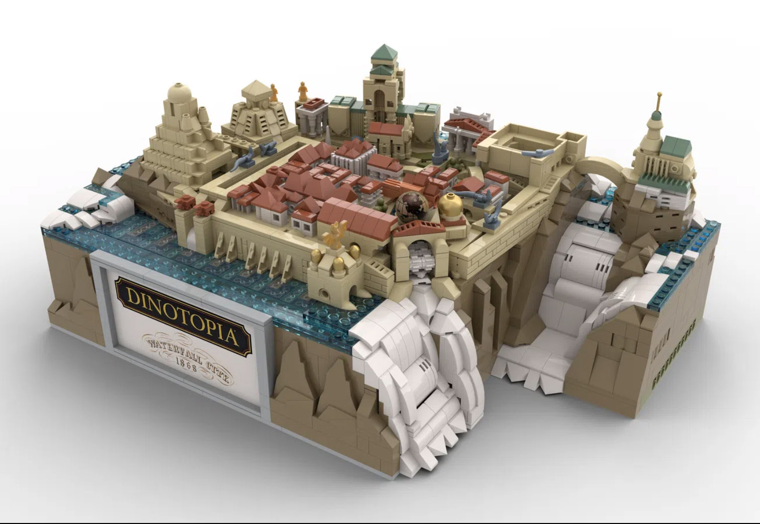 Gurney Journey: Lego Build of Waterfall City