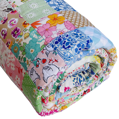 Red Pepper Quilts: Scrappy Liberty Patchwork Quilt