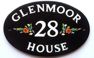 Hand Painted House Signs by Ceramic Art: Hand Painted Ceramic House ...