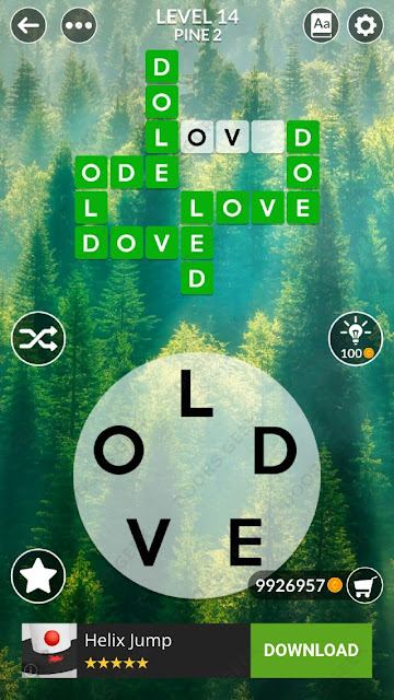 Wordscapes Level 14 Answers ~ Doors Geek