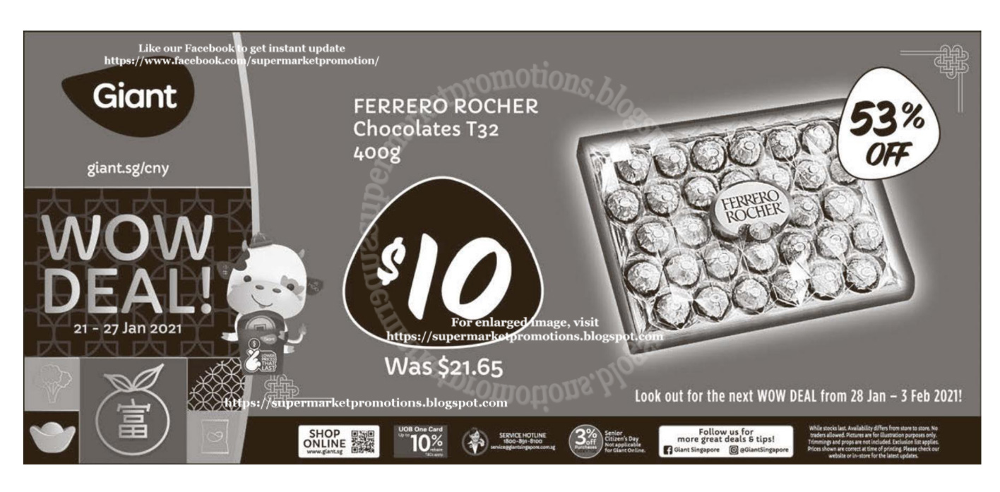 Giant Chinese New Year Wow Deal 21 - 27 January 2021 ~ Supermarket ...