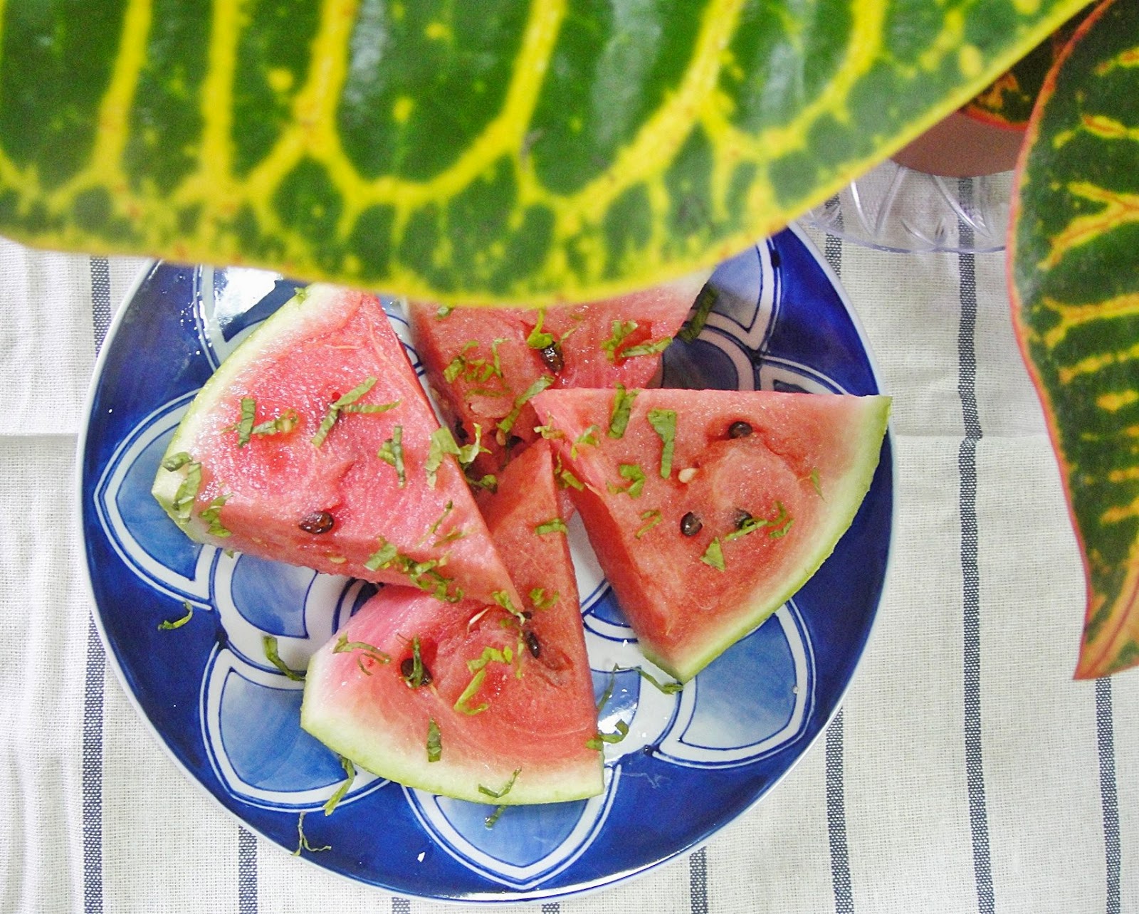 Maryam's Culinary Wonders: 674. Rosewater Watermelon and Mint