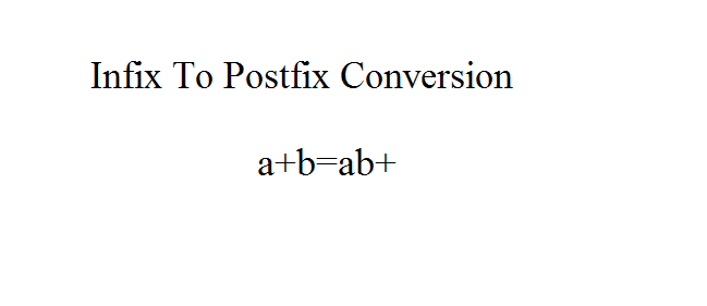 Infix To Postfix Conversion Code In Java