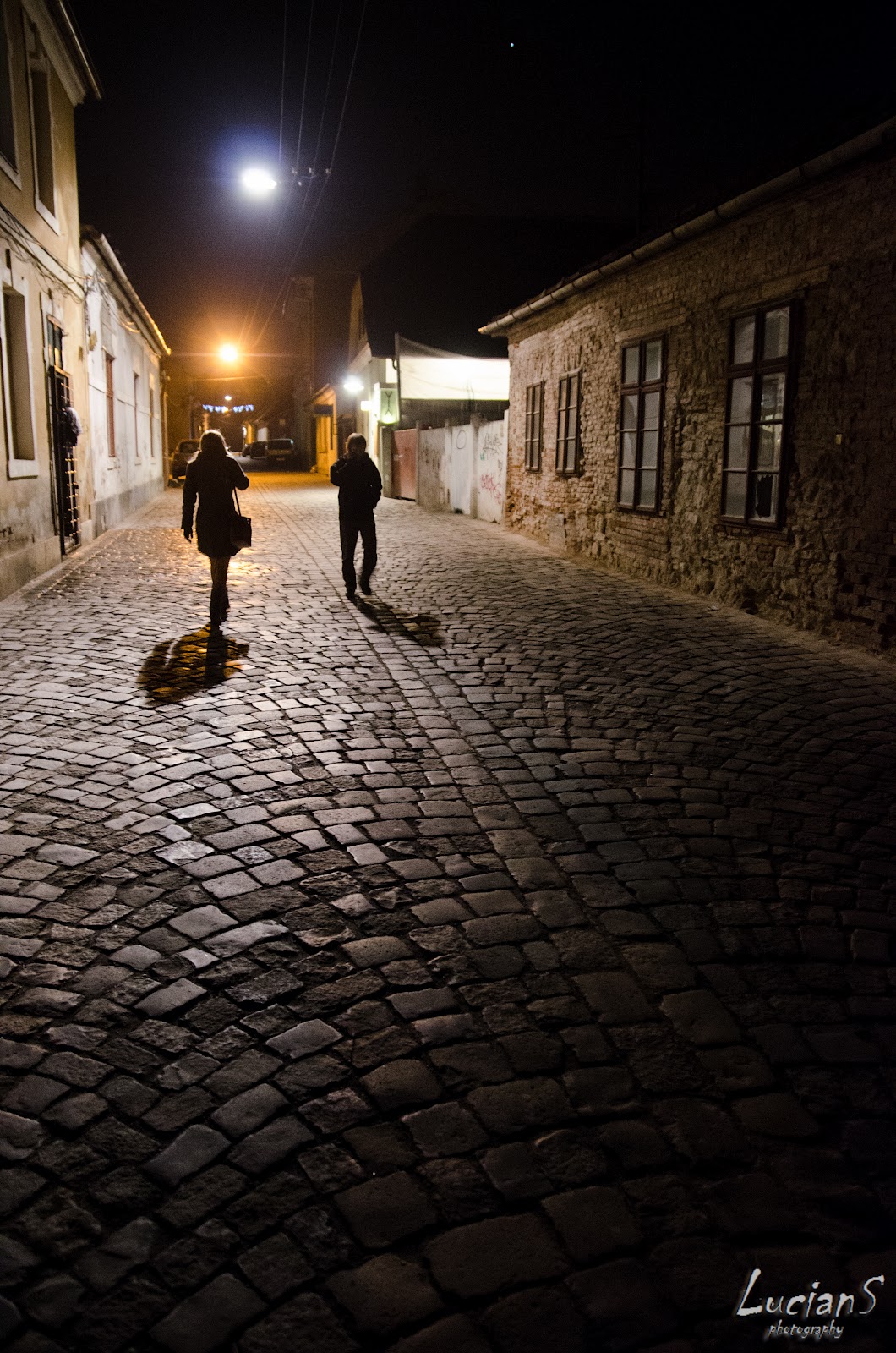 Night street walk
