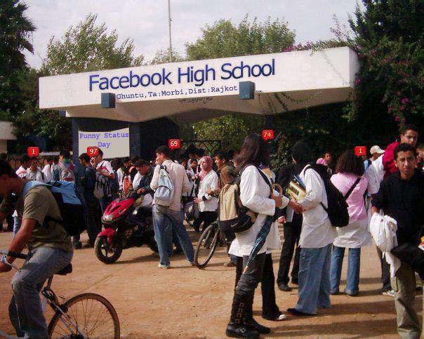 PICS CAN SPEAK: FACEBOOK HIGH SCHOOL