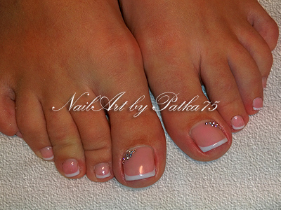 Patka75 - Stylizacja Paznokci Warszawa: Pedicure - French