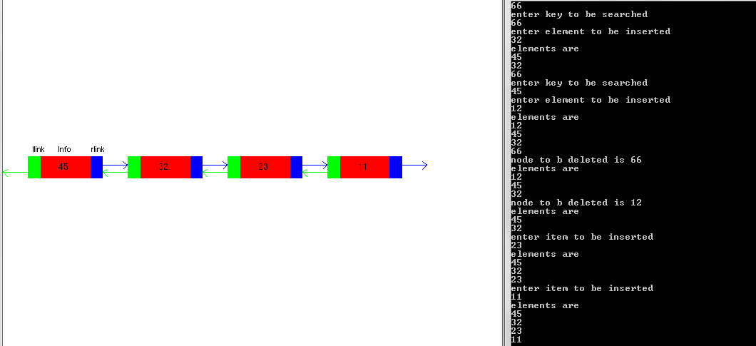 OpenGL Projects: OpenGL Tutorial in C/C++ For Doubly Linked List OpenGL Projects: OpenGL Tutorial in C/C++ For Doubly Linked List