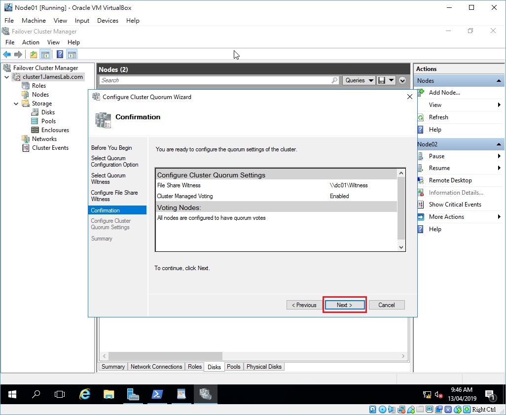 Jamespcschool Storage Spaces Direct S2d Chapter 3 Create Witness Share