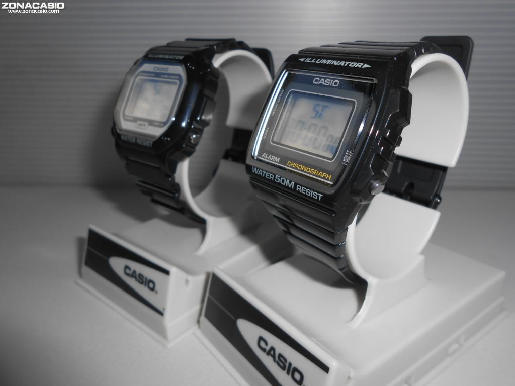 Zona Casio: Comparativa: Casio W-215 vs F-108