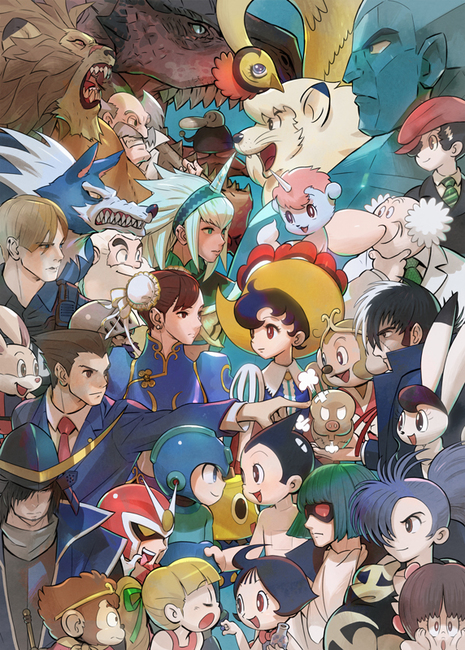 Rockman Corner: Capcom vs. Osamu Tezuka Characters Artbook Announced