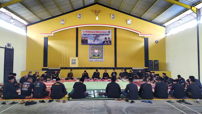 Rapat Kerja Dewan Pengesahan Korwil Lampung di Padepokan PSHT Cabang Lampung Barat NIC 068 ...