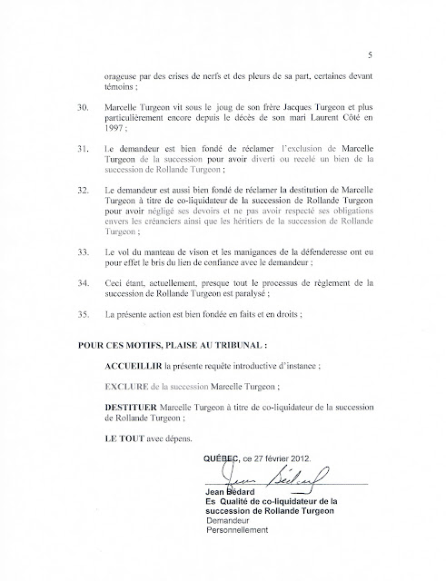 Article 651 Code civil du Québec - Exclusion de la succession - CS No ...