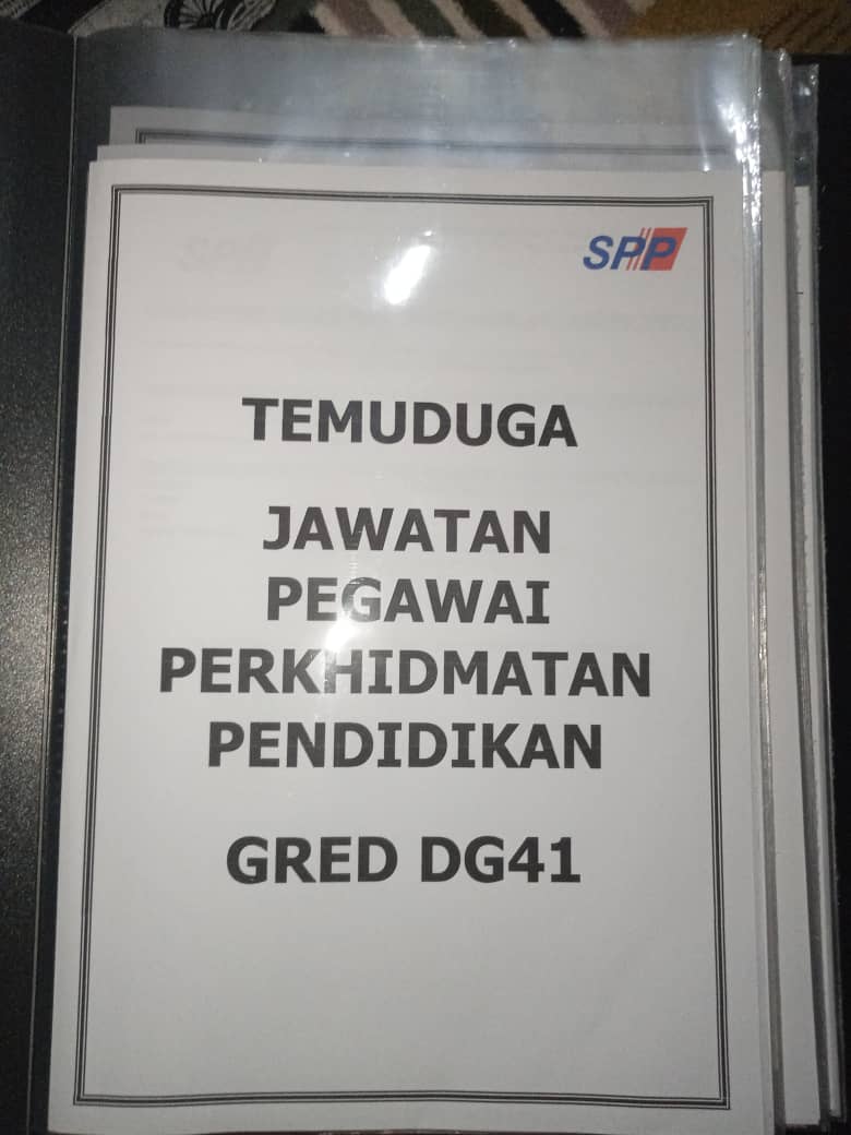 Cikgu Hidayah: PENYUSUNAN FAIL, FAIL RPH UNTUK INTERVIEW SPP (DG41)