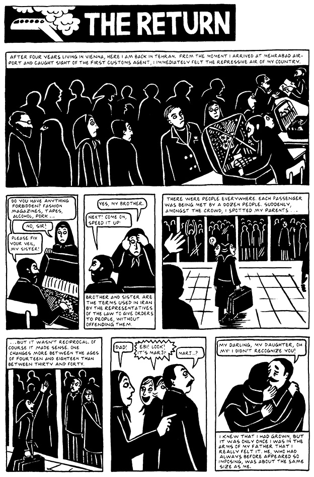 Read Persepolis 2, Section 10: The Return, Page 92