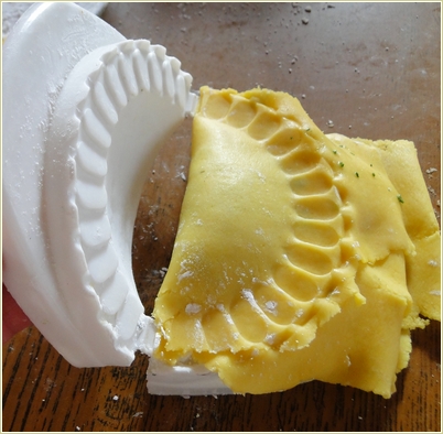 Ravioles au fromage de brebis et vert de blettes (ou épinard) sans gluten