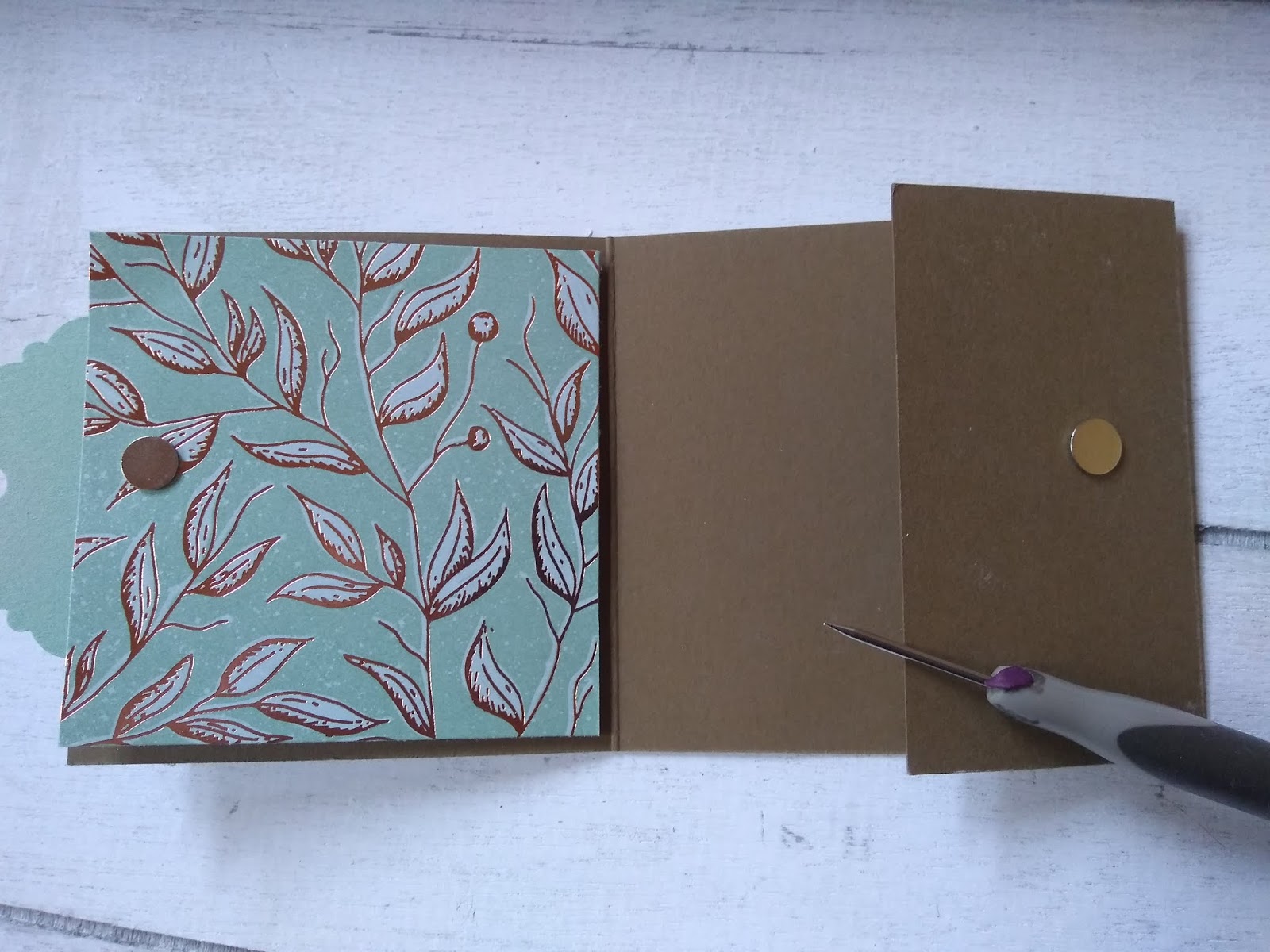 Kreativ am Deich : ...Anleitung Mini-Pull Flap Tab Card....