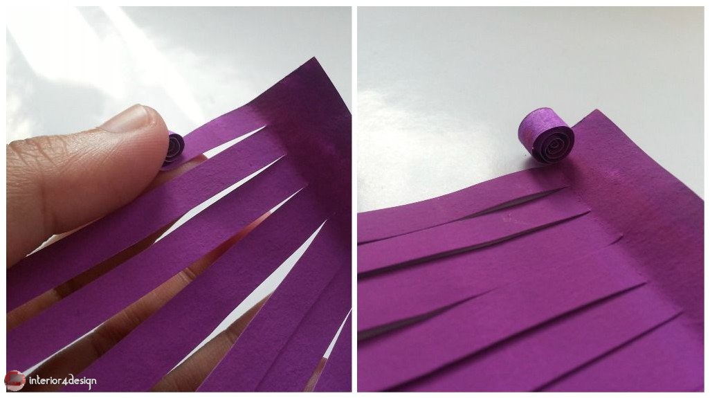 DIY Swirly Paper Flowers - Interior4desigN