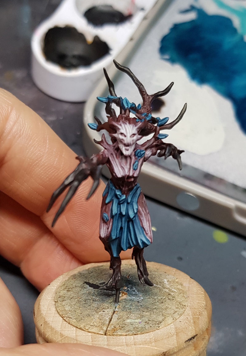 Anamnesis's minis madness: [Tutoria] Painting a sylvaneth dryad