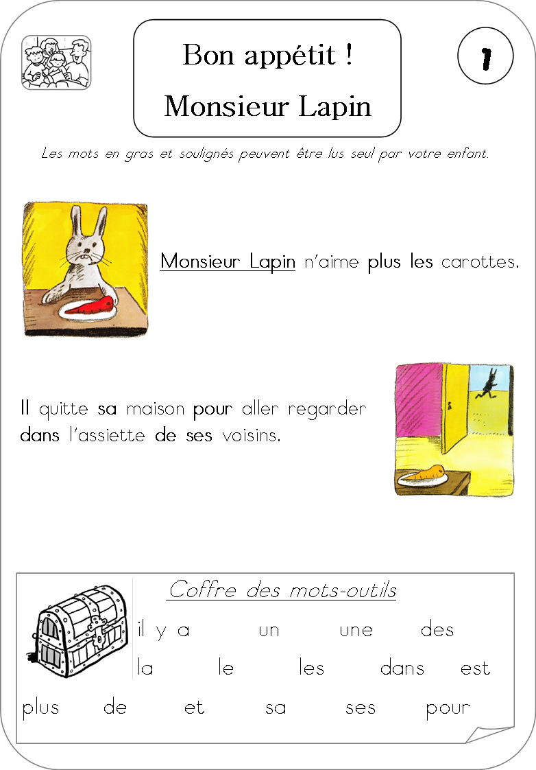 Inventaire de ma classe: Bon appétit ! Monsieur Lapin