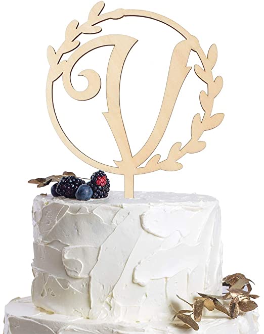 Birthday Cake With Letter V - Birthday Letter