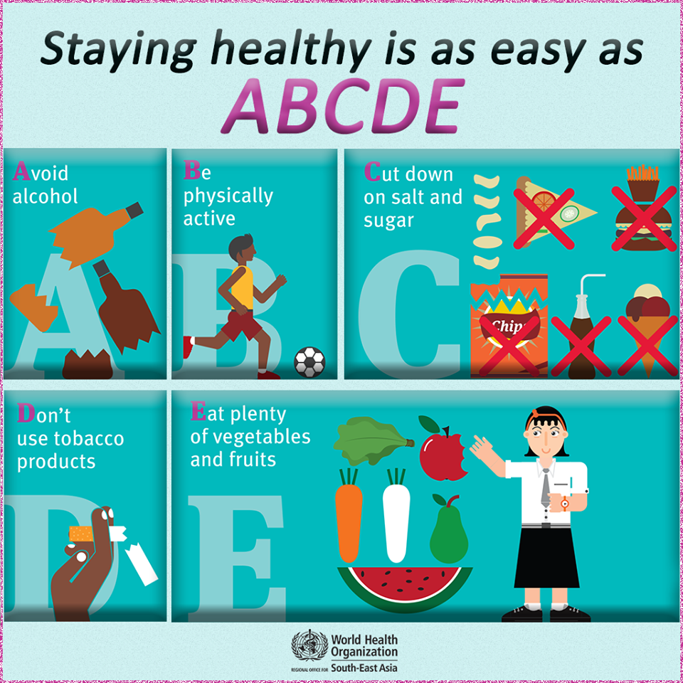 Wow, we speak English!: Staying healthy.....