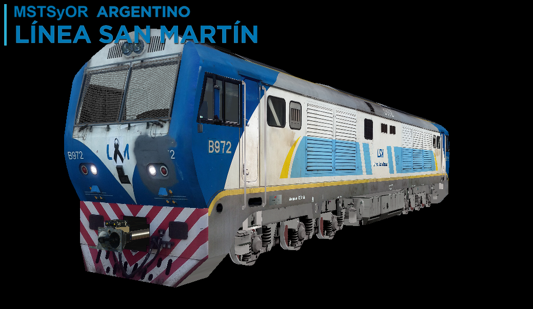 CSR SDD7 B972 | Trenes Argentinos - Línea San Martín - MSTSyOR ...