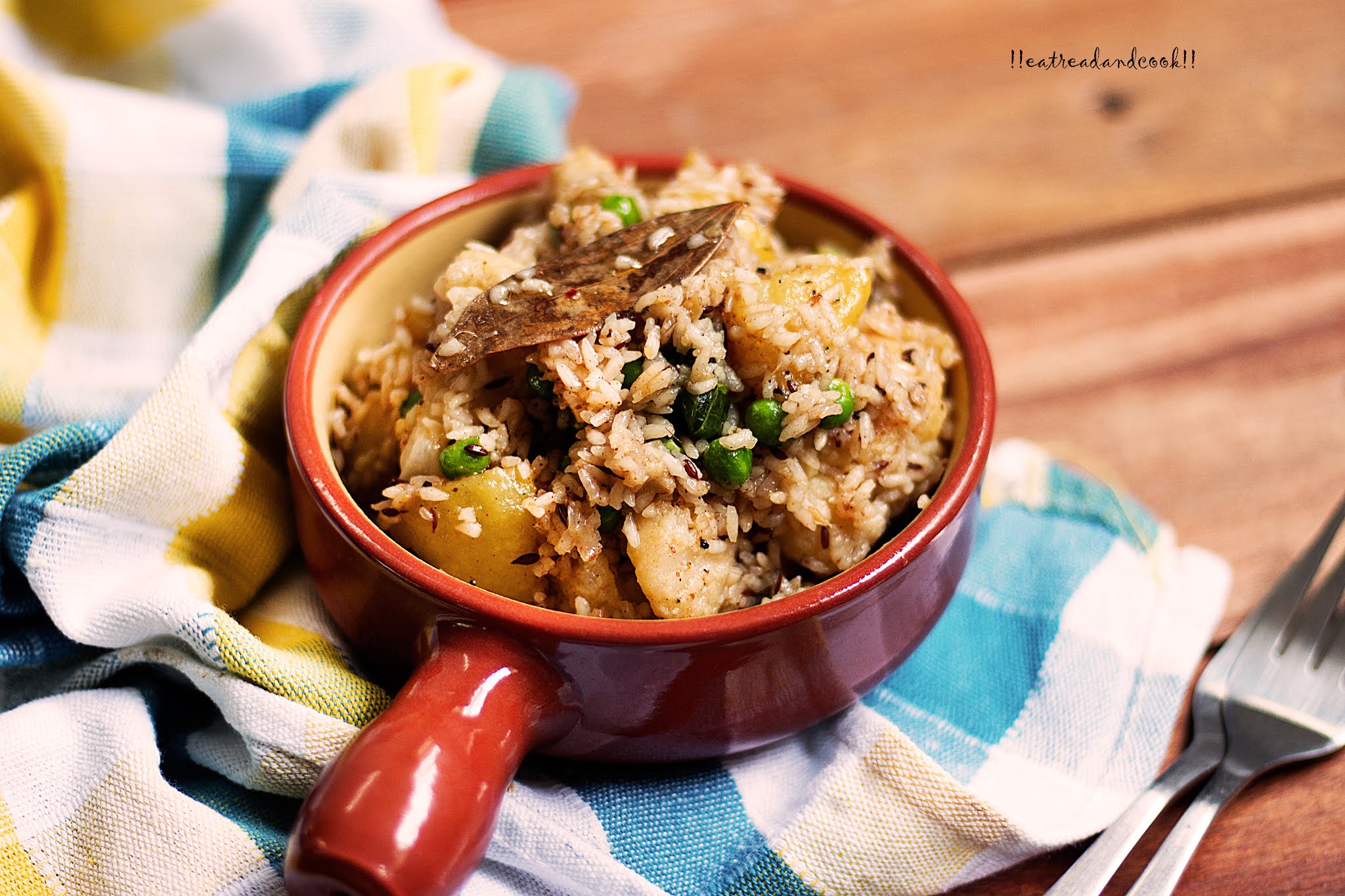 Chaal Fulkopi / Cauliflower and Rice Mish-Mash