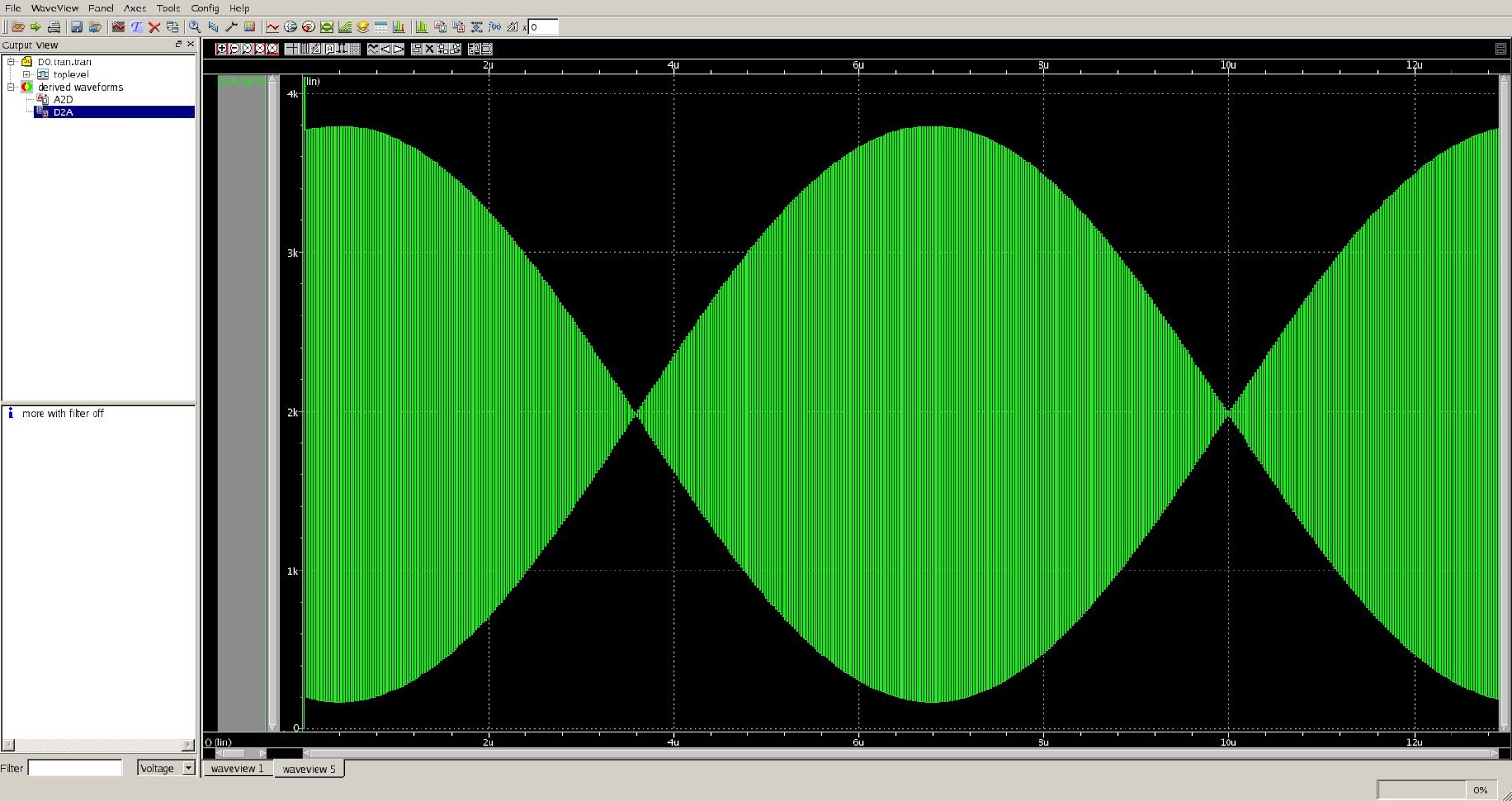 Learning: performing FFT by WaveView