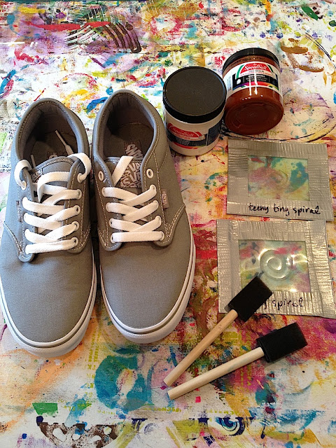 Fibra Artysta - Mixed Media Fiber Art: perk up your summer shoes with ...