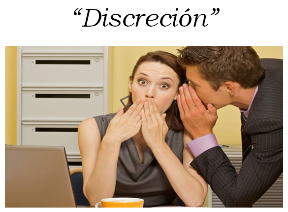 El blog de Marco Peña: Discreciòn