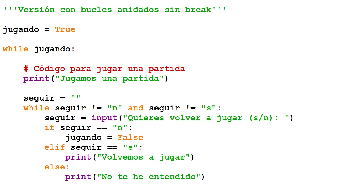 Programar en python: Nivel 9 - MódulosReto 7 - Bucles anidados
