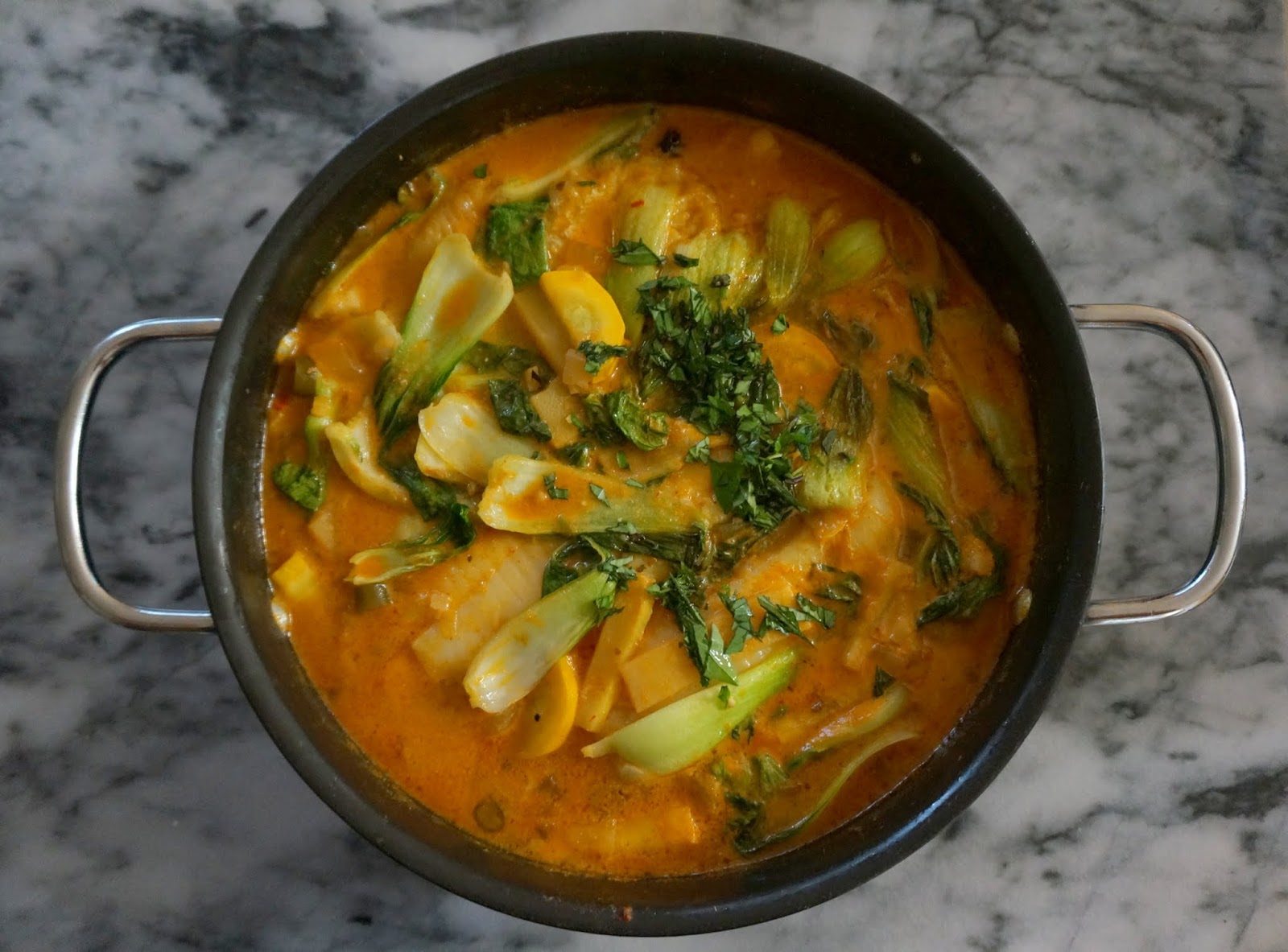 Thai Red Curry with Fish