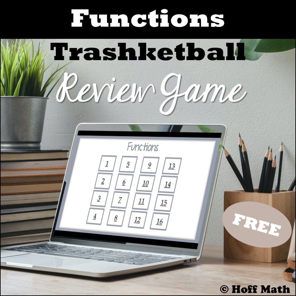 Math Review Game "Trashketball" [Hoff Math]