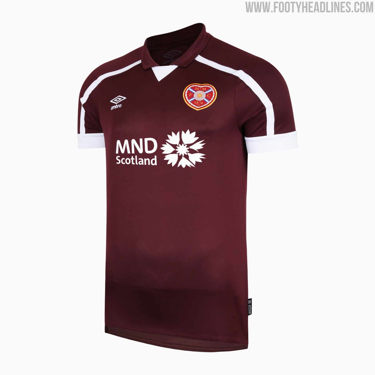 Hearts 21-22 Home Kit Released - Footy Headlines