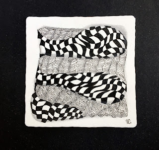 Tangled Ink Art : DIVA Challenge #156 Curvy Gridlock