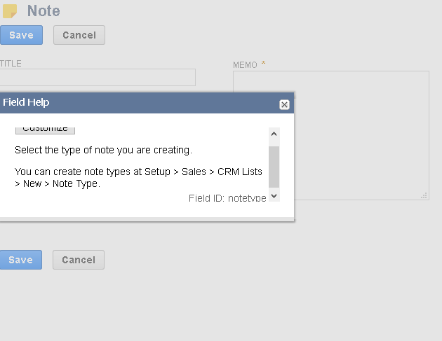 How to use note type to tag notes on Netsuite Record?