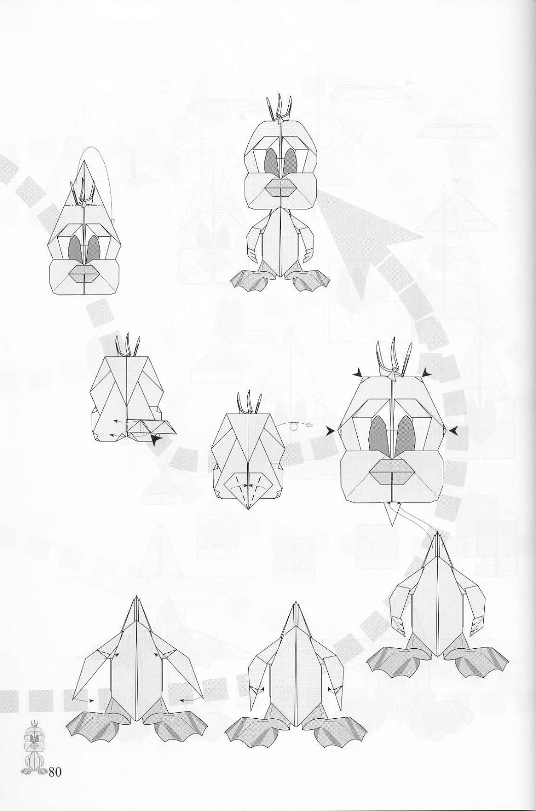 Origami Cartoon 1-Halle - Ruby Book Origami