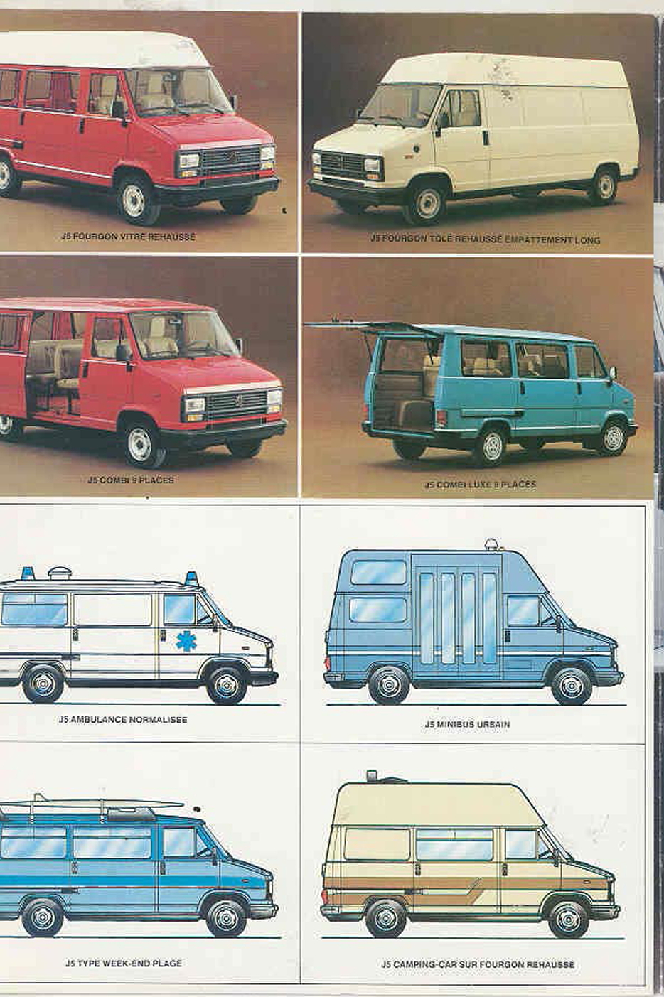 .: J5 1982. Brochure/Catálogo. (Francaise)