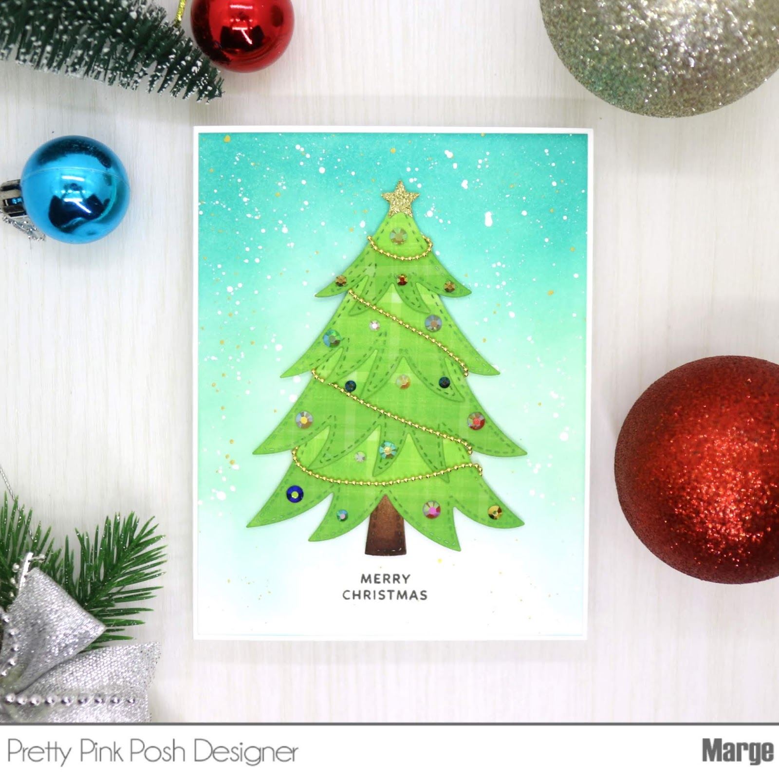 Marge Crafts: Simple Christmas Cards ideas with ink blending