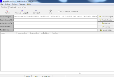 Android N8000 Blog: 11) Flashare la ROM con SP Flash Tool
