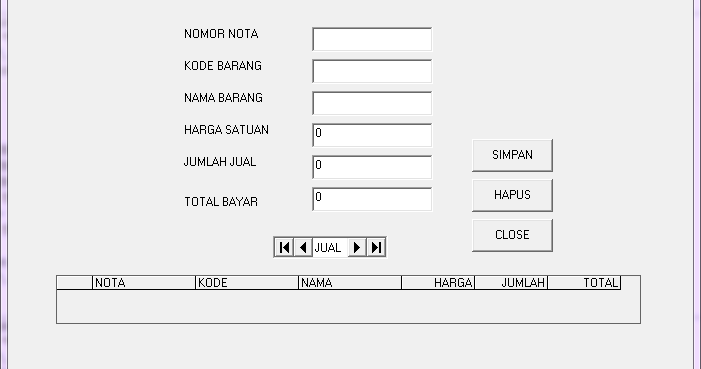 GO - BLOG: CARA MENGHUBUNGKAN VISUAL BASIC 6.0 KE MS.ACCESS DATABASE