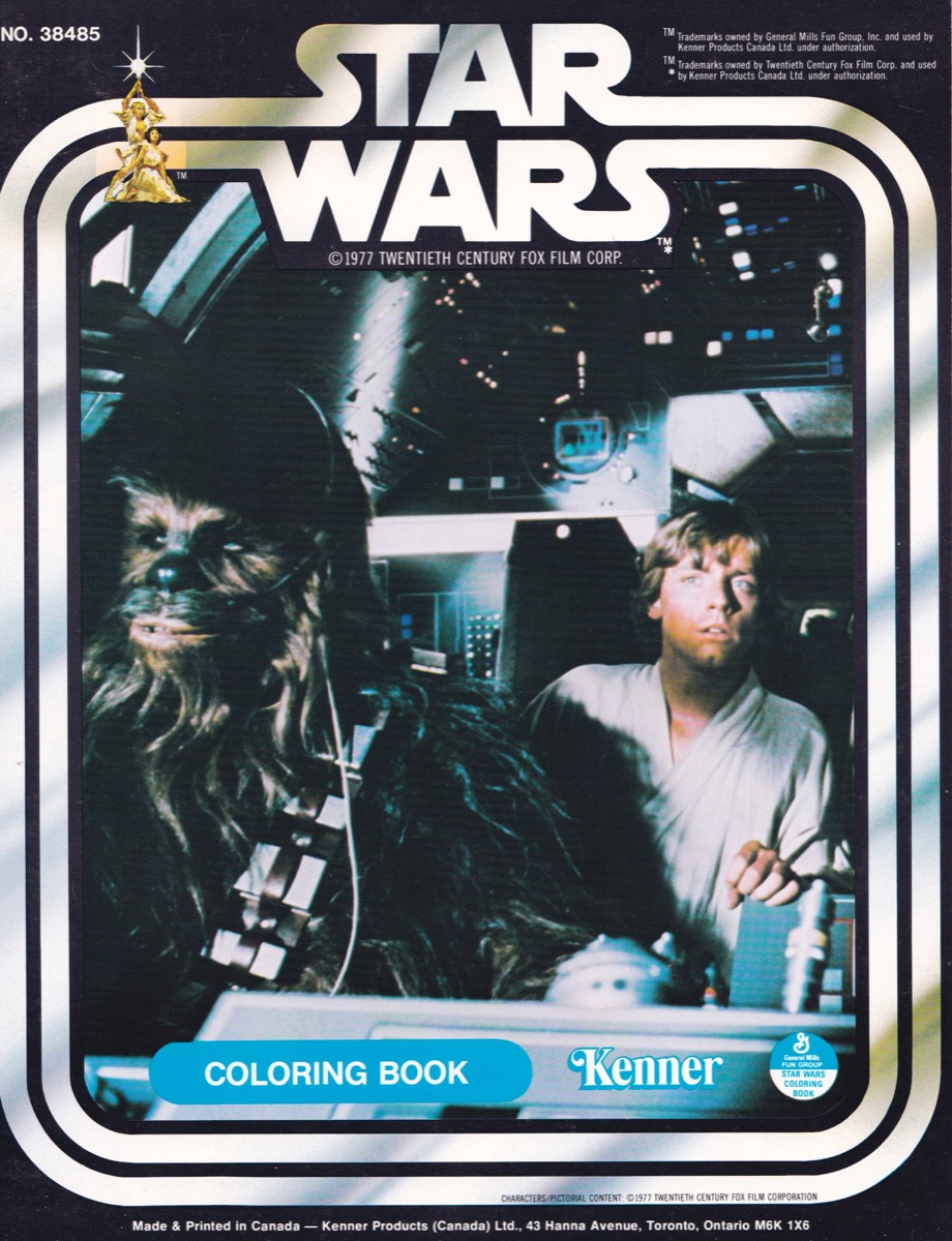 theswca blog: Stay Inside the Lines: Kenner's Star Wars Coloring Books ...