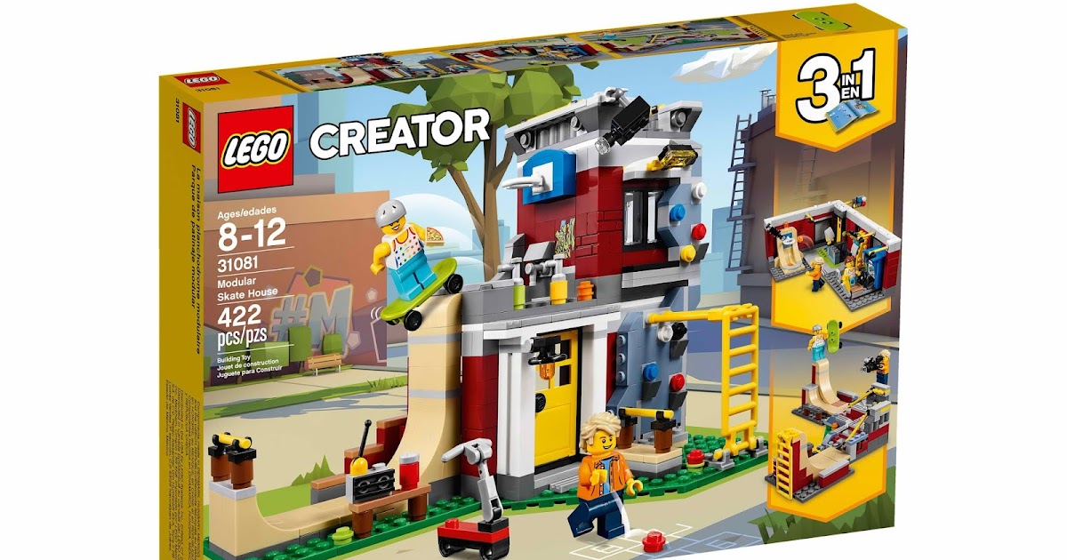 LEGO gosSIP: 291017 LEGO 31081 Modular Skate House box art and pictures