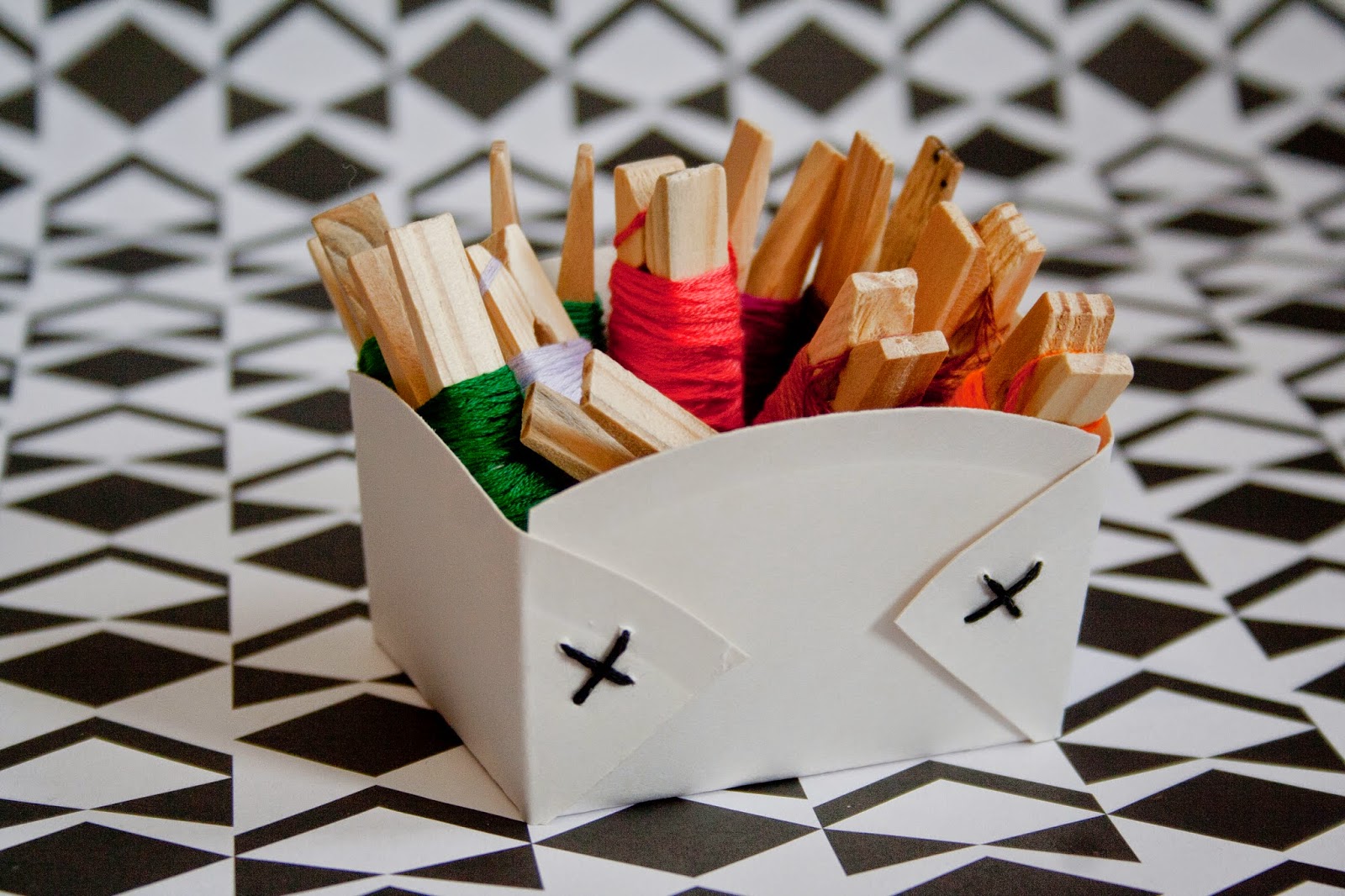 Curious and Catcat: DIY: Easy Paper Plate Baskets