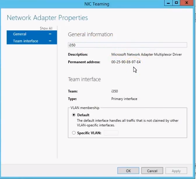 The OptionKey Blog: How to Fix/Setup Teaming and VLans while using ...