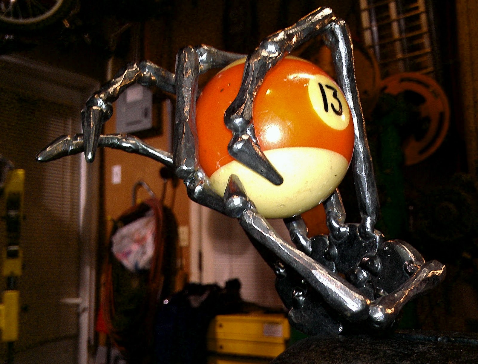 Moody's Garage: Forged Steel Skeleton Hand for Ryan Slater