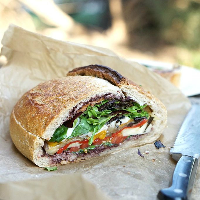 VEGETáRíáN MUFFULETTá PíCNíC SáNDWíCH | Healthy Food Recipes