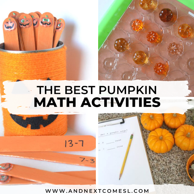 10 Pumpkin Math Activities for Kids | And Next Comes L - Hyperlexia ...