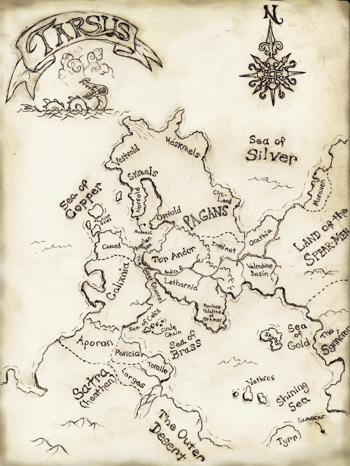 The Art and Illustrations of Steve Doolittle.: Map of Tarsus, after ...