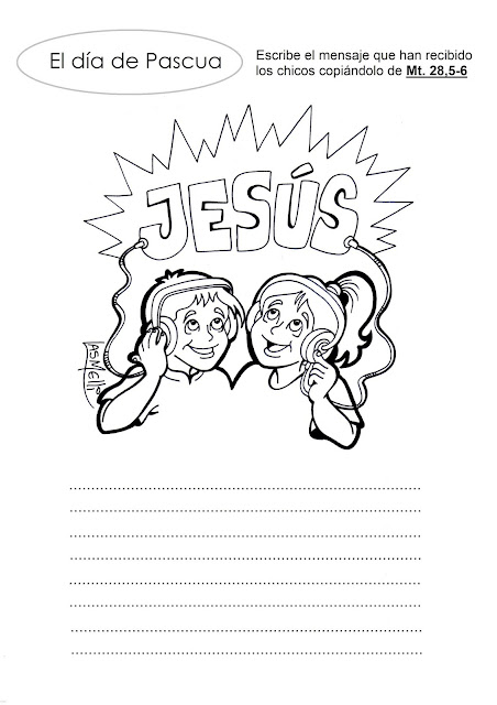 El Rincón de las Melli: ACTIVIDAD: El día de Pascua